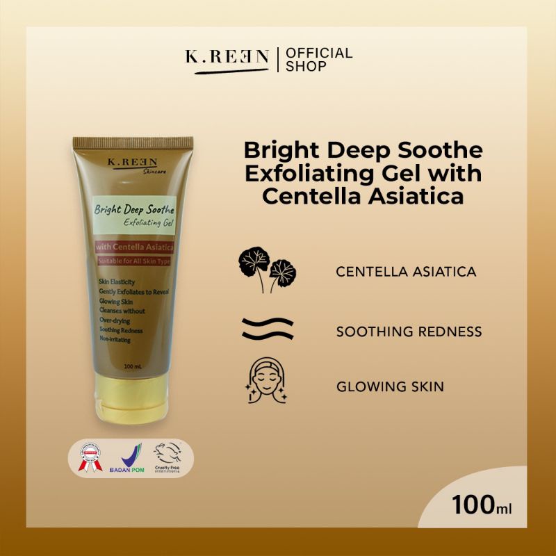 Jual Bright Deep Soothe Exfoliating Gel with Centella Asiatica 100ml ...