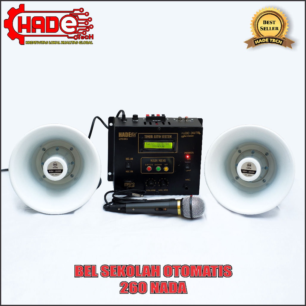 Jual BEL SEKOLAH / PABRIK OTOMATIS 2HORN LENGKAP | Shopee Indonesia