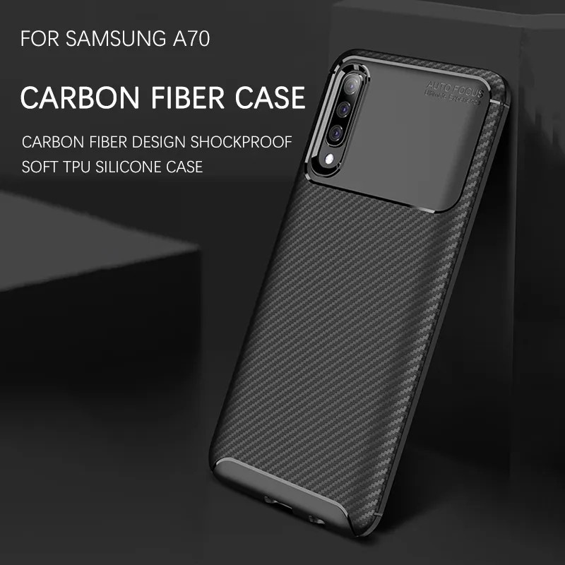 Jual SAMSUNG A70 CASE CARBON AUTOFOCUS SLIM ARMOR PROTECTION | Shopee ...
