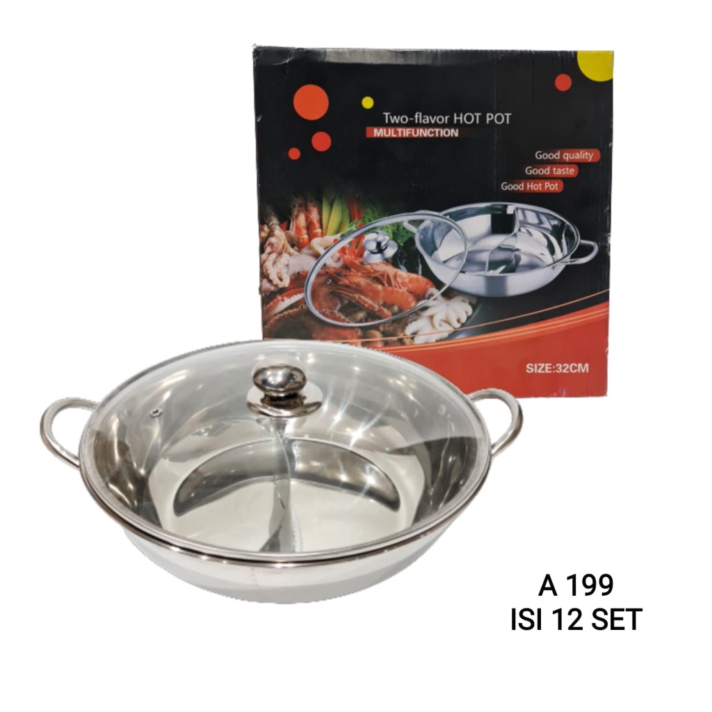 Jual Panci suki sekat - panci shabu sekat 28cm- 30cm | Shopee Indonesia