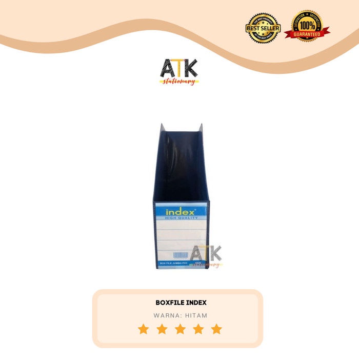Jual Box File Boxfile Index Jumbo Folio Pvc 8828 Biru/Hitam Atk ...