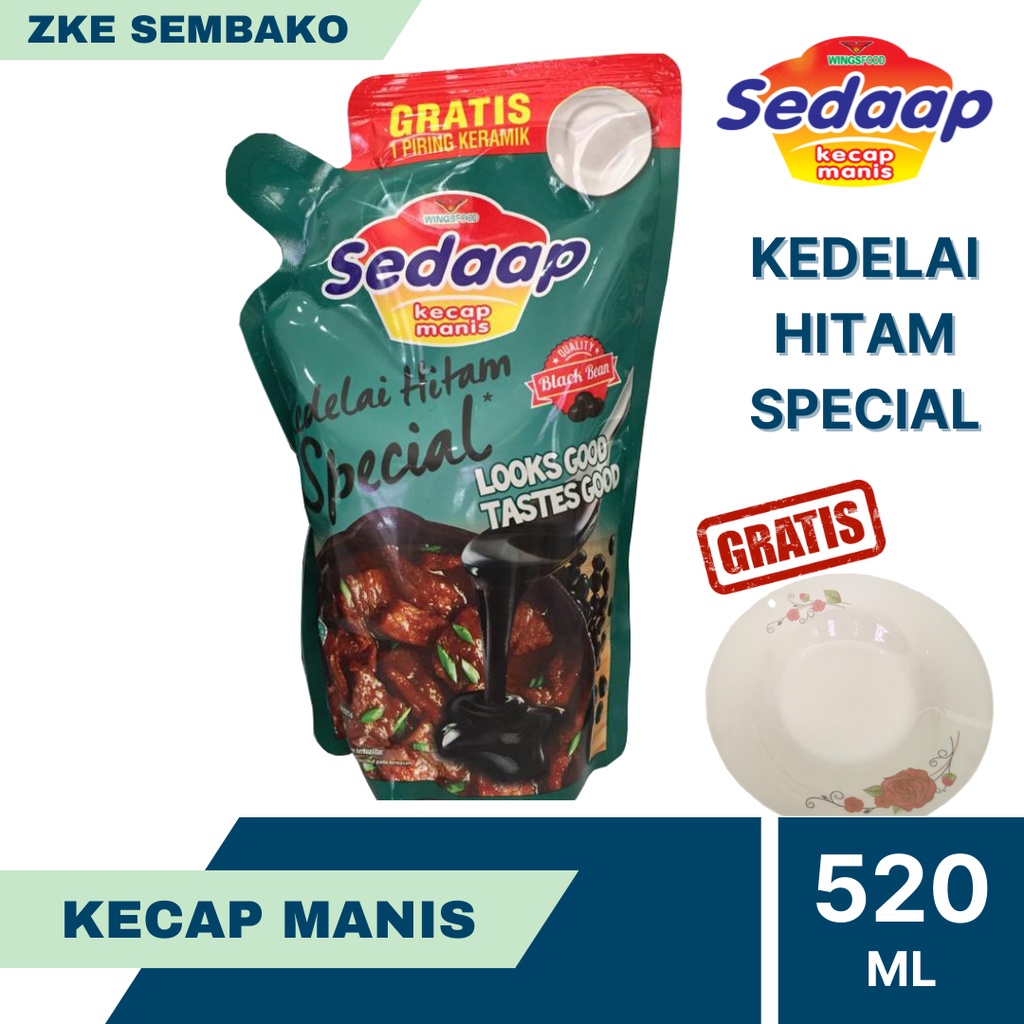 Jual Kecap Sedaap Manis Pouch 520 ml | Shopee Indonesia