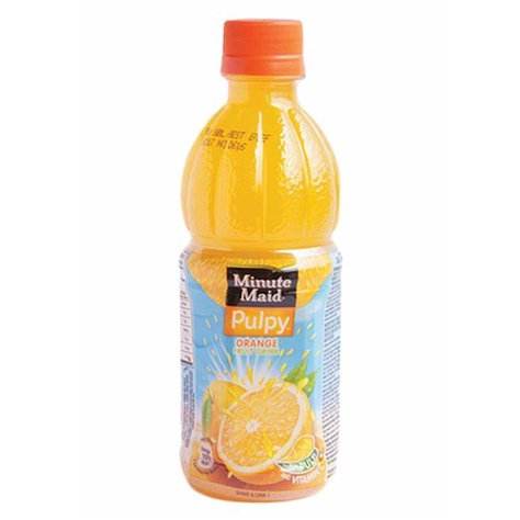 Jual PULPY ORANGE BOTOL 300 ML / MINUTE MAID 1 DUS ISI 12 BOTOL ...