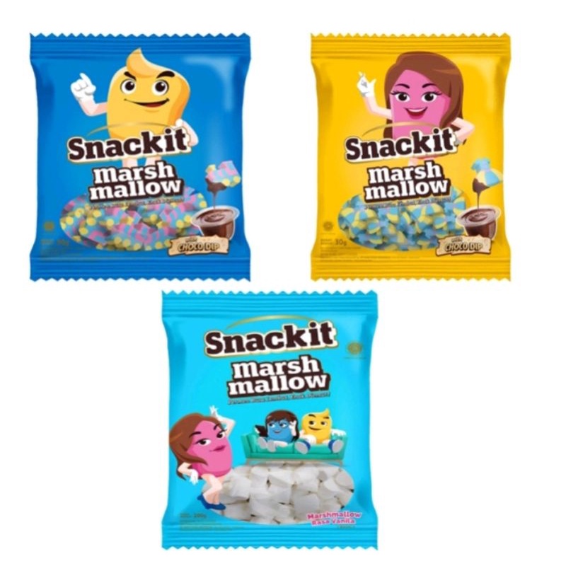 Jual N_S_Y Marshmallow Snackit with choco marshmallow renceng isi 10 ...