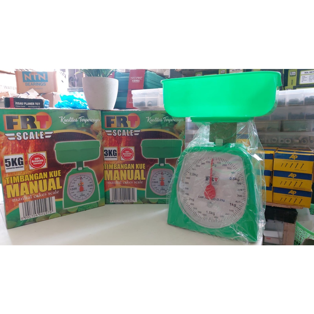 Jual TIMBANGAN KUE PVC 3Kg & 5Kg FRT & 5kg DIGITAL | Shopee Indonesia
