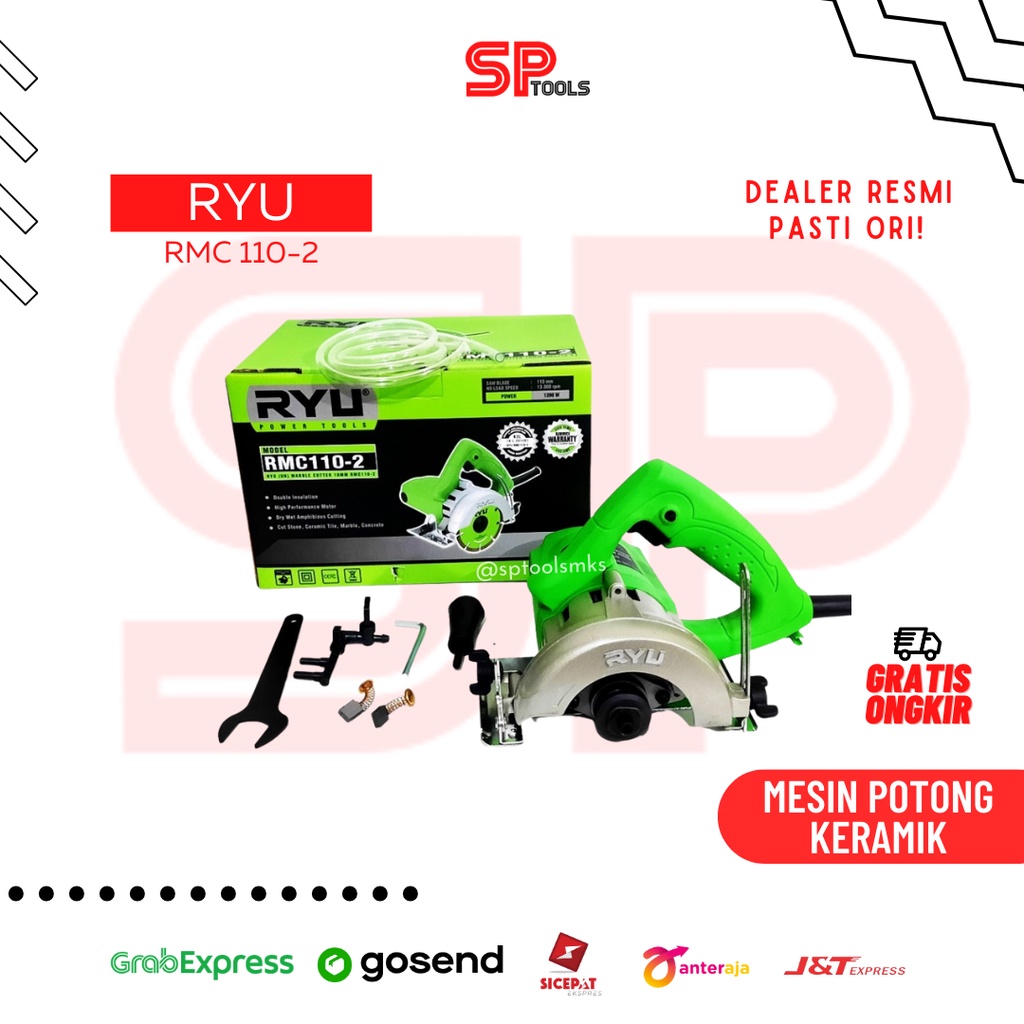 Jual MESIN POTONG KERAMIK / GRANIT MARBLE CUTTER 4" 4 INCH RYU RMC 110 ...