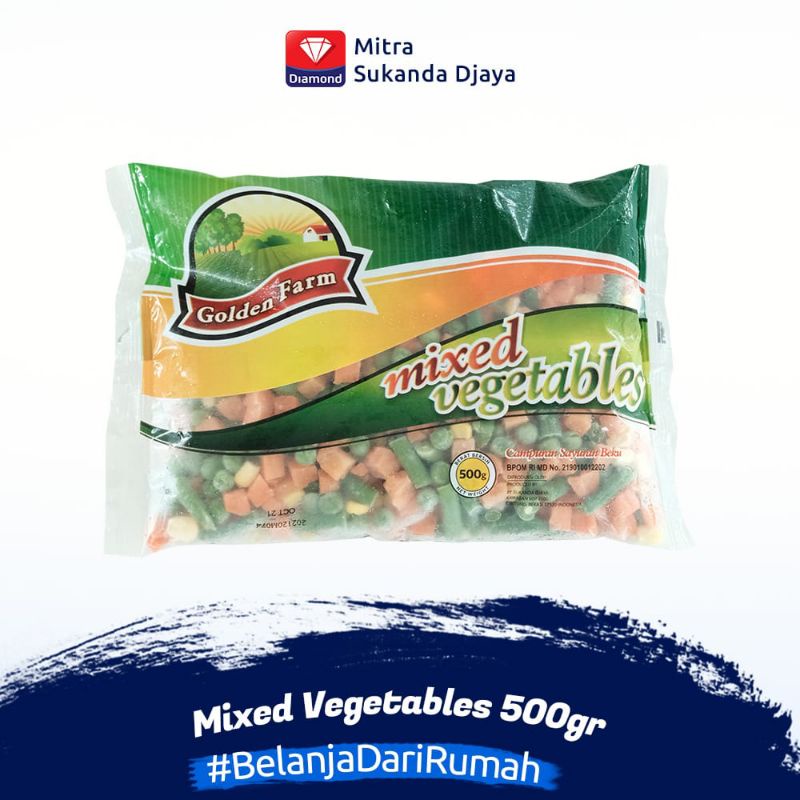 Jual Golden Farm mix vegetables 500gr | Shopee Indonesia