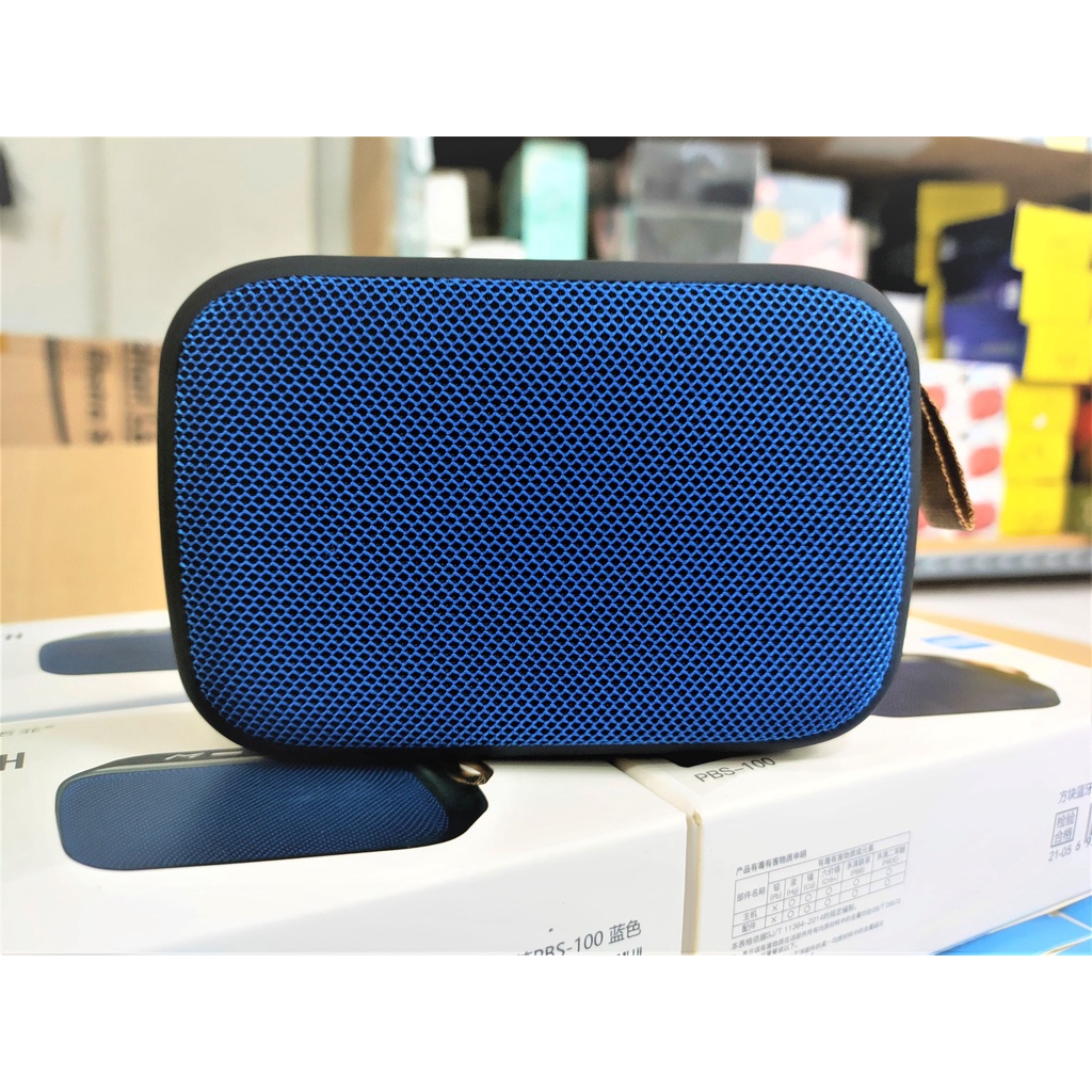 Jual Speaker Mini Portable Bluetooth PIVOFUL PBS-100 Stereo | Shopee ...