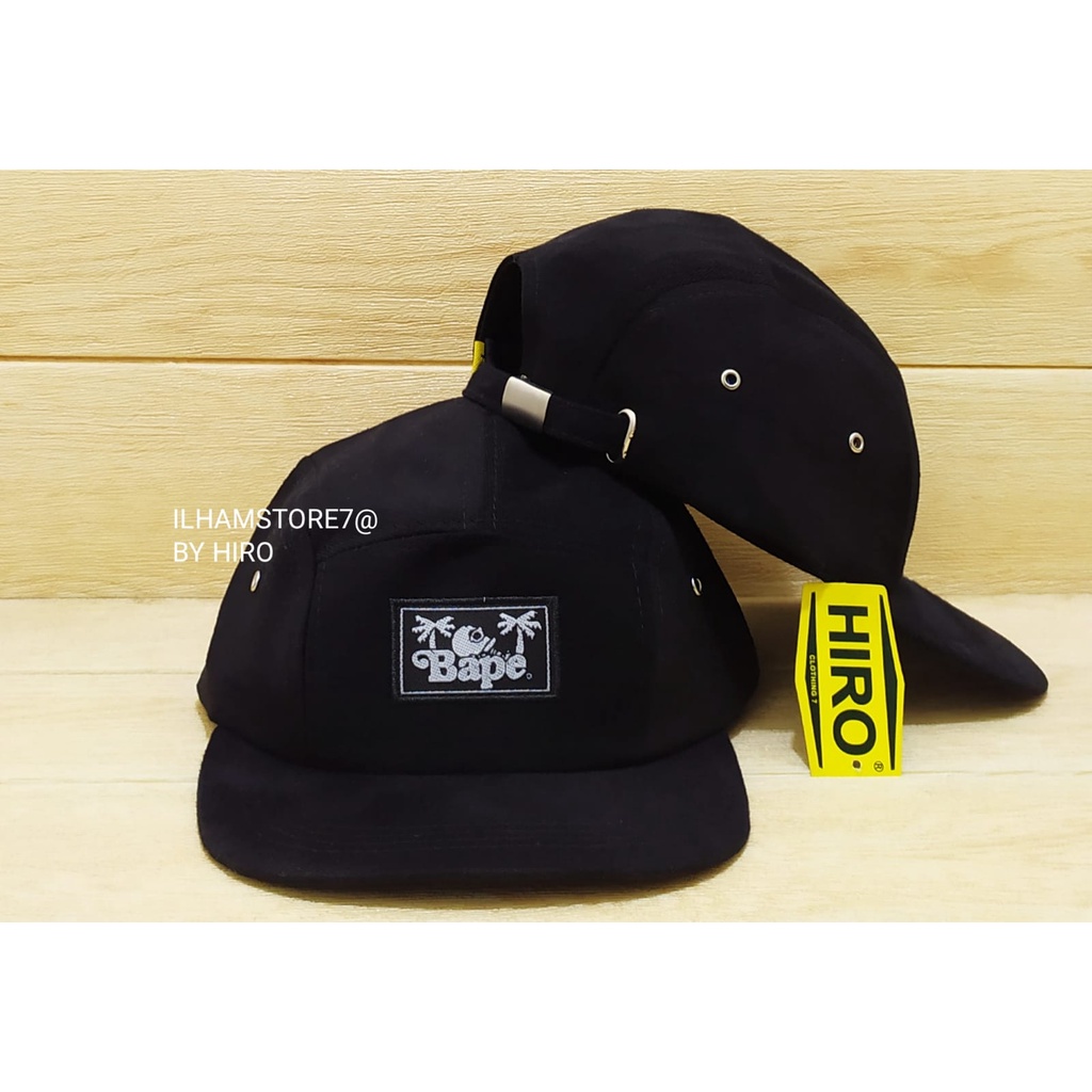 Jual [COD]Topi Snapback Bordir Bape Lima Panel New Model/Topi Distro ...