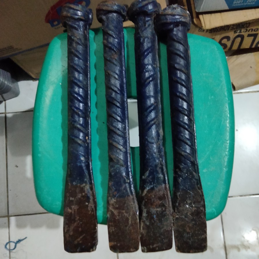 Jual pahat beton betel topi pande besi ulir besar 1 inch | Shopee Indonesia