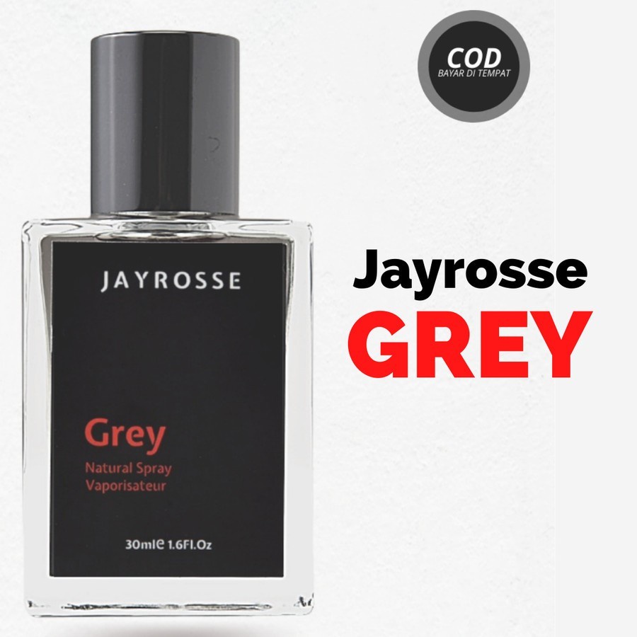 Jual Jayrosse Perfume -Grey - Parfum Pria Original - Parfum Jayrosse ...
