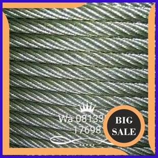 Jual sparepart kawat sling 16mm 6x37 iwrc kawat seling wire rope untuk lift elevator full baja ...