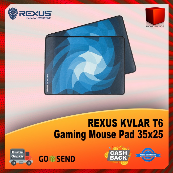 Jual REXUS KVLAR T6 Gaming Mouse Pad 35x25 | Shopee Indonesia