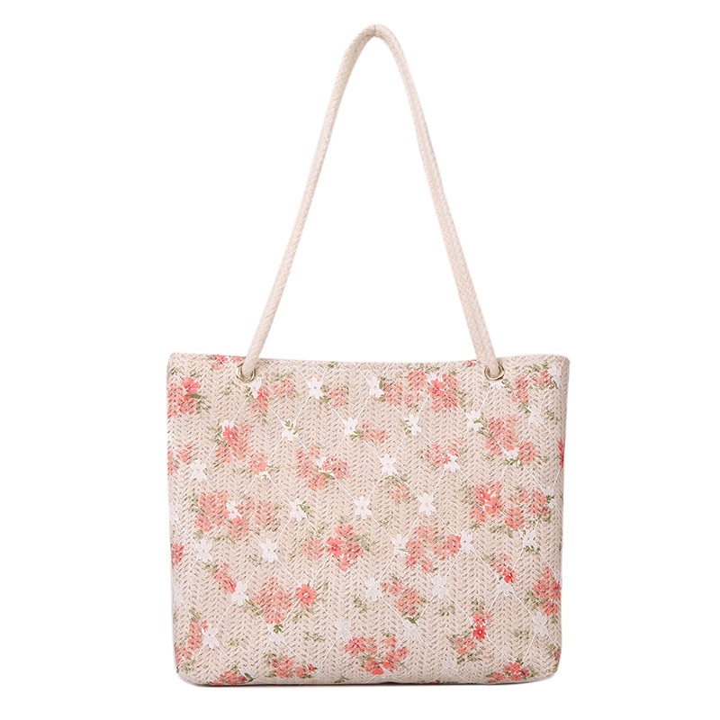 Jual BAO034 Tas anyaman bunga renda segar dan sederhana tas pantai tas ...