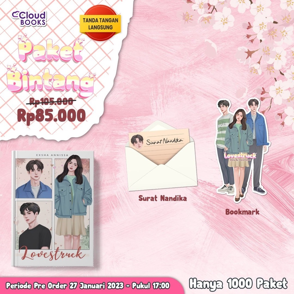 Jual Novel Lovestruck - Exsha Annissa - Cloudbooks - Bumifiksi | Shopee Indonesia