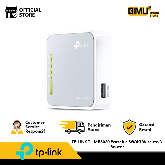 Jual TP-Link TL-MR3020 Portable 3G/4G Wireless N Router | Shopee Indonesia