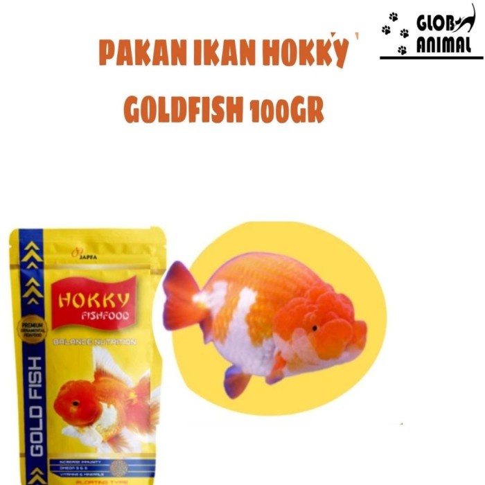 Jual Produk Terbaik] PAKAN IKAN KOKKY HOKKY GOLD FISH 100 GRAM PELET ...