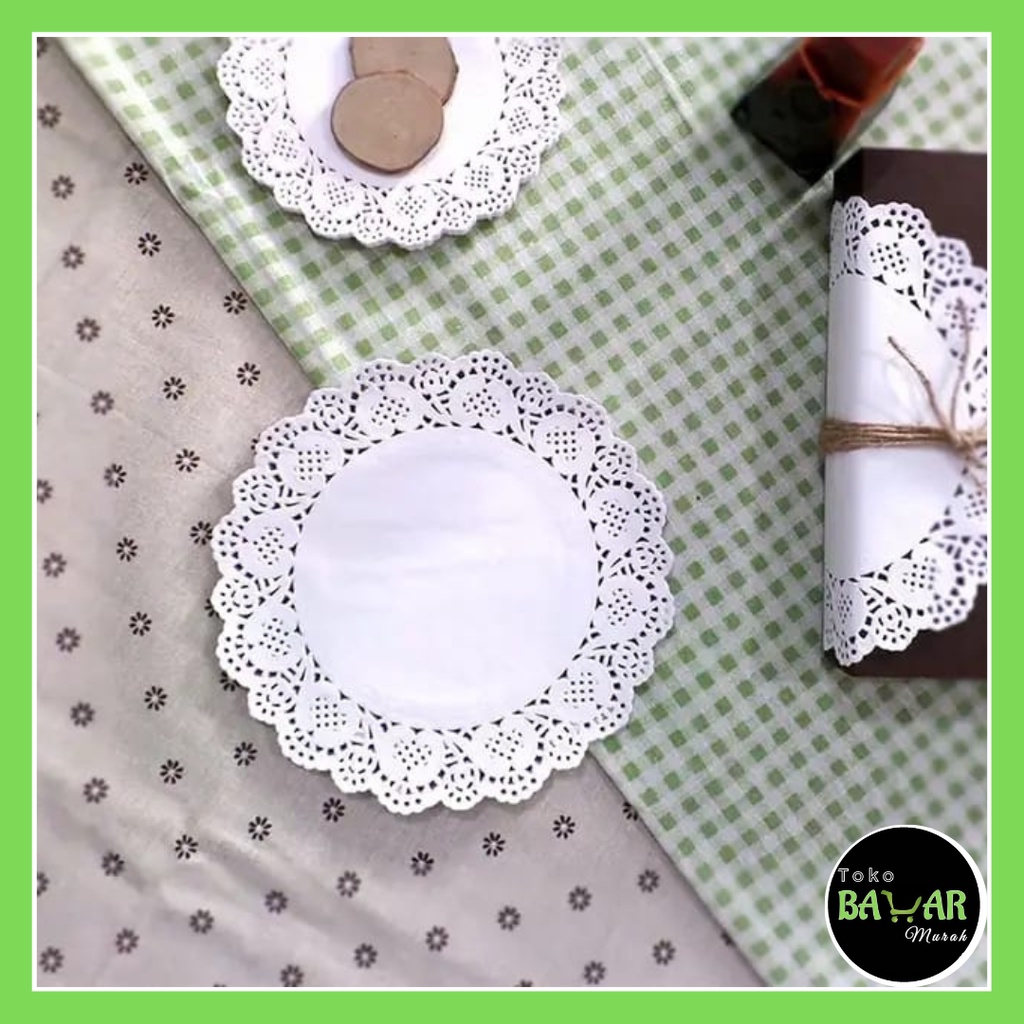 Jual Alas Kue Renda / Alas Toples / Alas Tatakan Toples Kue / Doilies ...