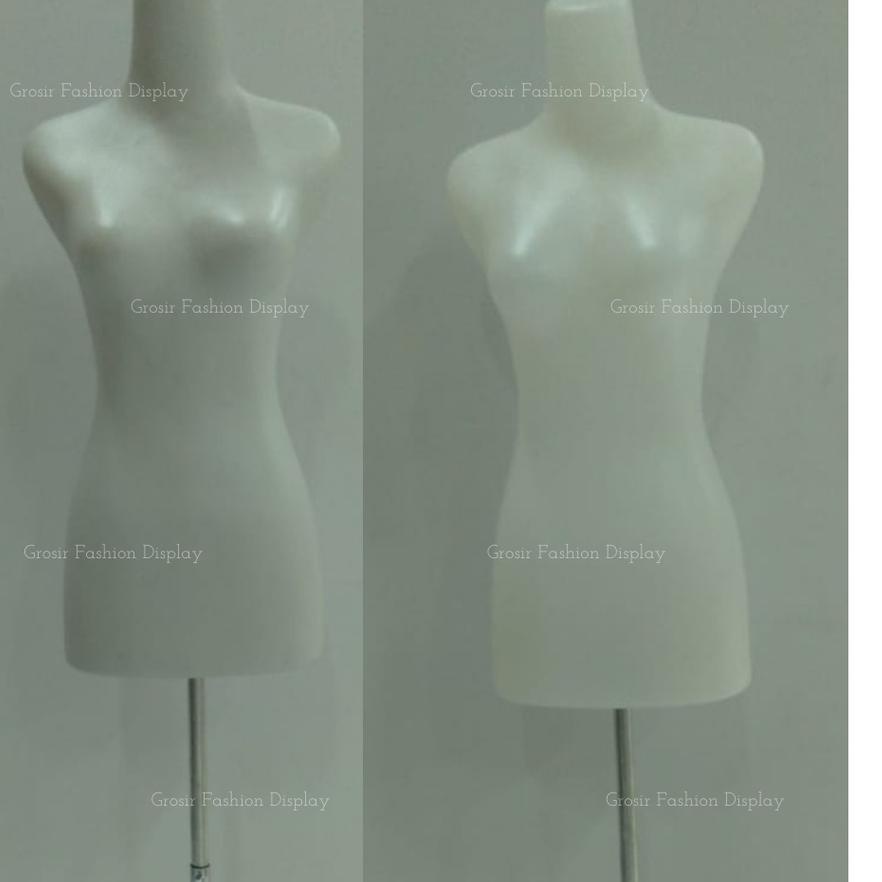 Jual Patung Manekin Cewek Setengah Badan + Sok / Manekin Plastik Wanita ...