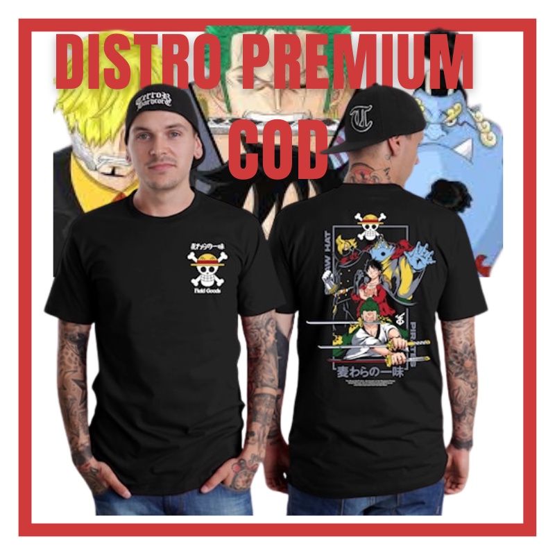 Jual Baju Atasan Kaos Distro Pria Anime One Piece The Red Lufy Zoro ... Jual Baju Atasan Kaos Distro Pria Anime One Piece The Red Lufy Zoro ...