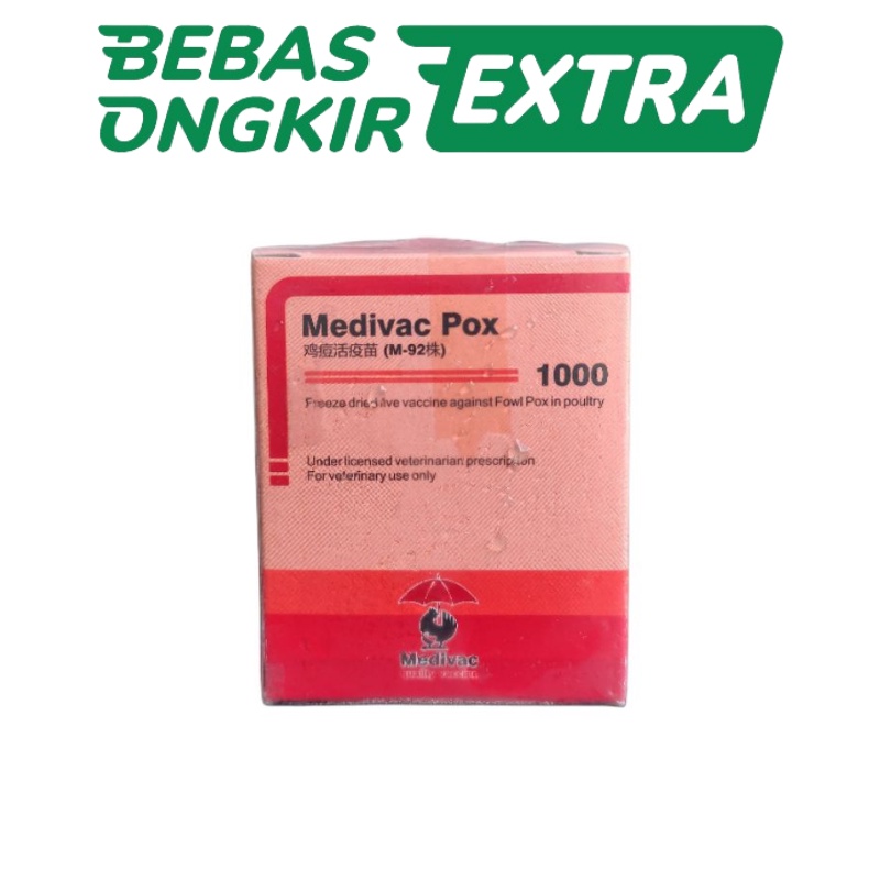 Jual VAKSIN MEDIVAC POX 1000 Vaksin Ayam Mencegah Penyakit | Shopee ...