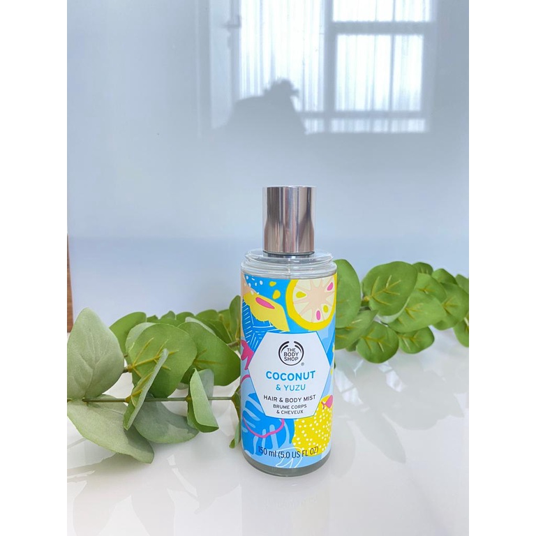 Jual THE BODY SHOP - Coconut & Yuzu Hair and Body Mist 150ml | Shopee ...