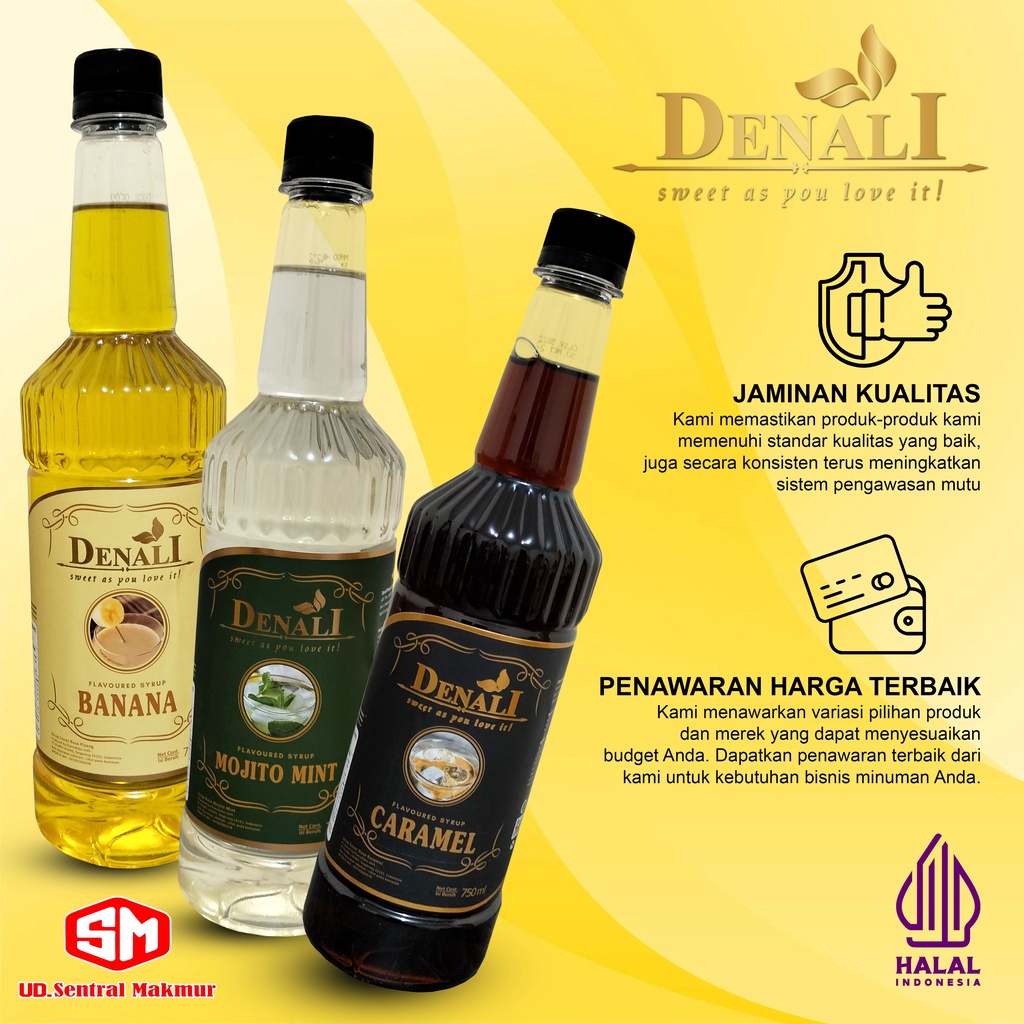 Jual SYRUP "DENALI" BANYAK VARIAN RASA | Shopee Indonesia