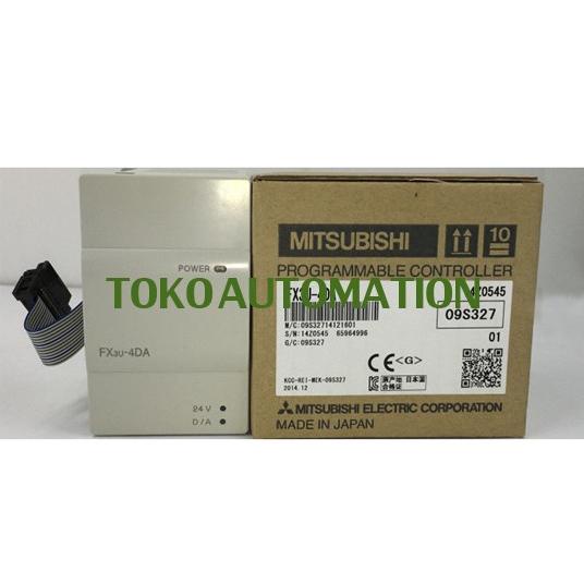 Jual Promo FX3U-4DA FX3U 4DA Mitsubishi PLC Extension Module FX3U4DA ...
