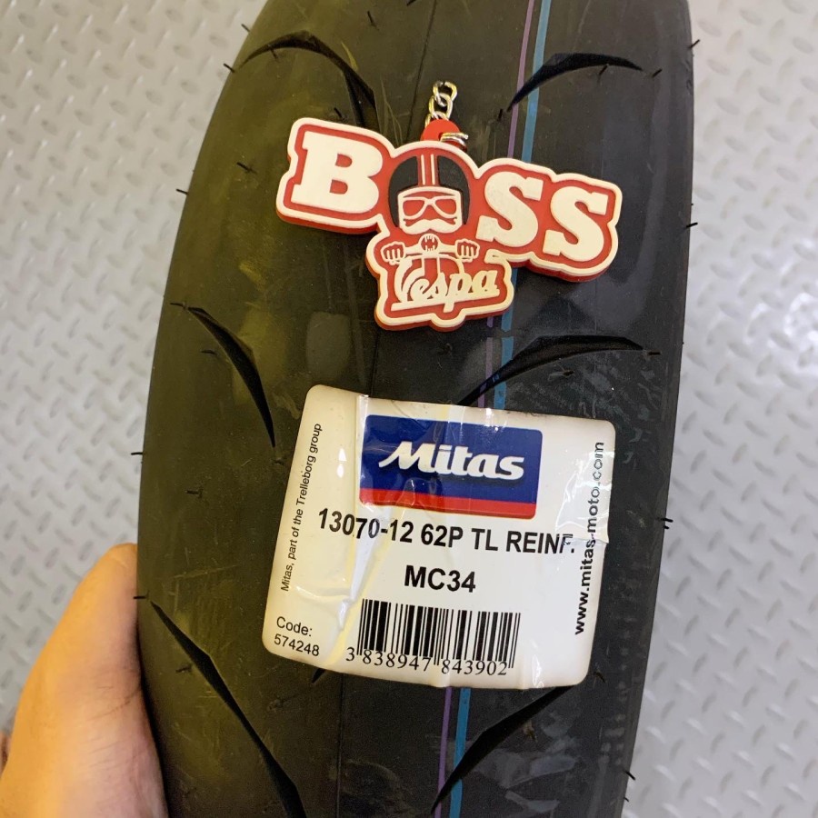 Jual Ban Mitas MC34 130/70-12 Vespa Sprint Primavera GTS | Shopee Indonesia