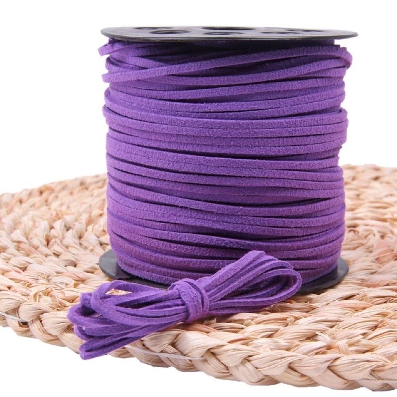 Jual Tali suede 3mm Meteran - tali Suede warna - tali suede Warna ...