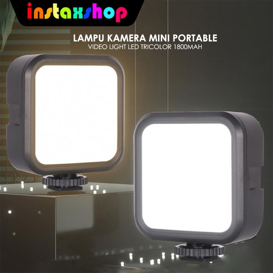 Jual Lampu Kamera Mini Flash Portable Light LED Tricolor 1800mAh WL62 ...