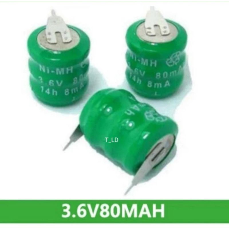 Jual Battery Baterai 3.6V 80mah | Shopee Indonesia