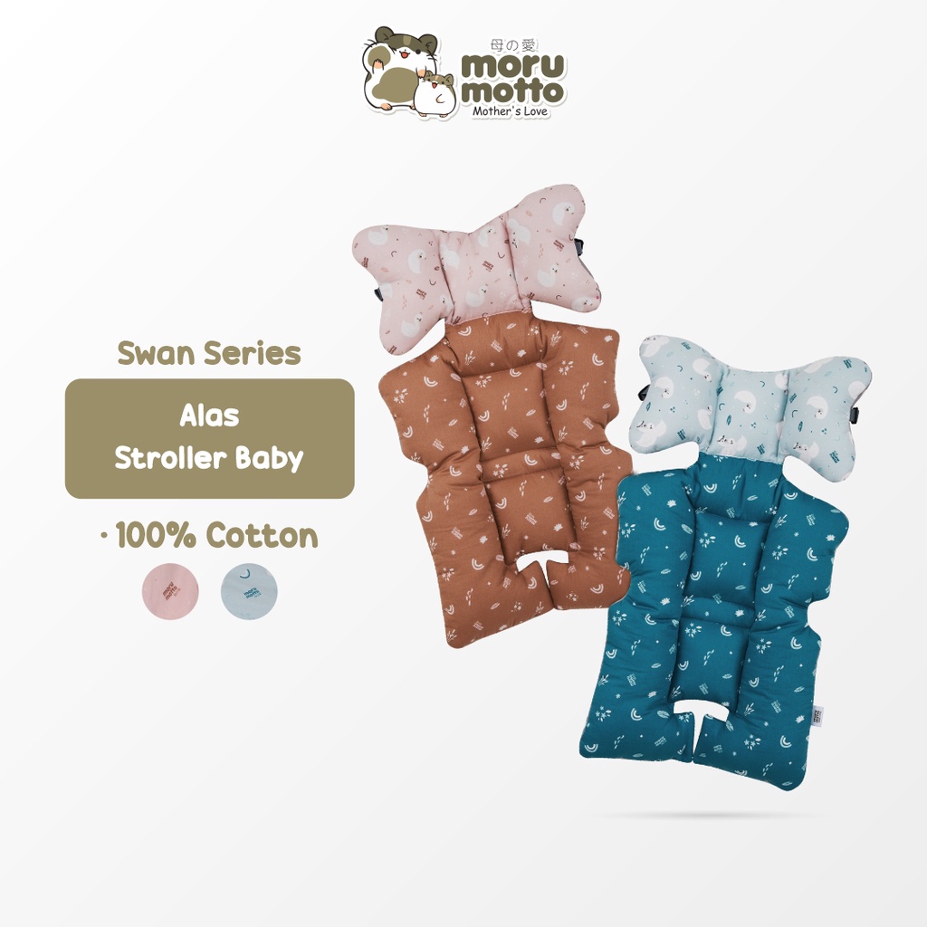 Jual Alas Stroller Bayi - Stroller Padding Baby Swan Series - Morumotto ...