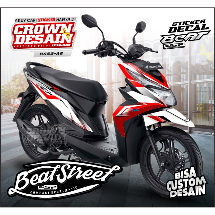 Jual Stiker dekal beat street old variasi striping beat street kode BS ...