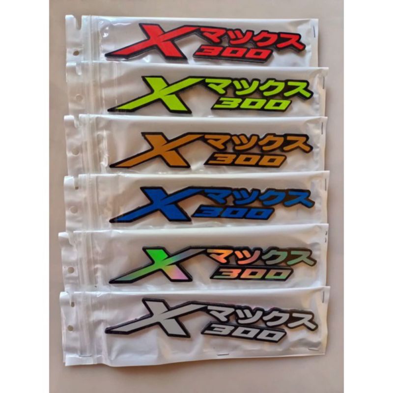 Jual Emblem logo yamaha Xmax 300 japan timbul 3D tebal 2ml 1 set kanan ...