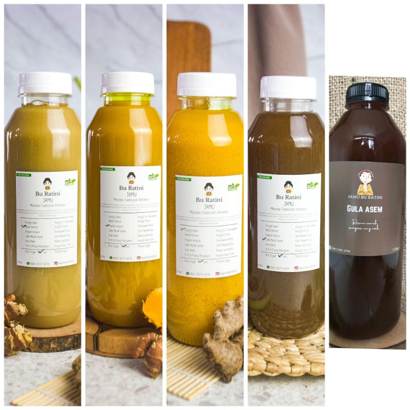 Jual Jamu kunyit asem beras kencur empon2 jahe merah gula asem segar ...