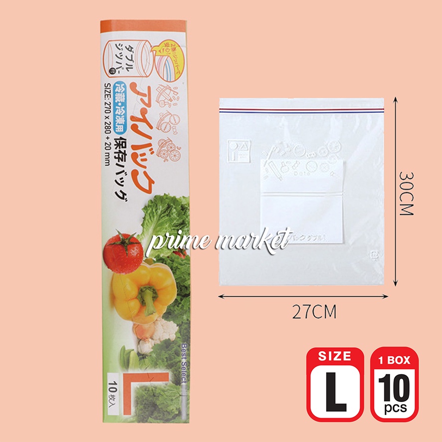 Jual Plastik Ziplock Pouch Ziplock Fresh Bag Kantong Kulkas Penyimpan ...