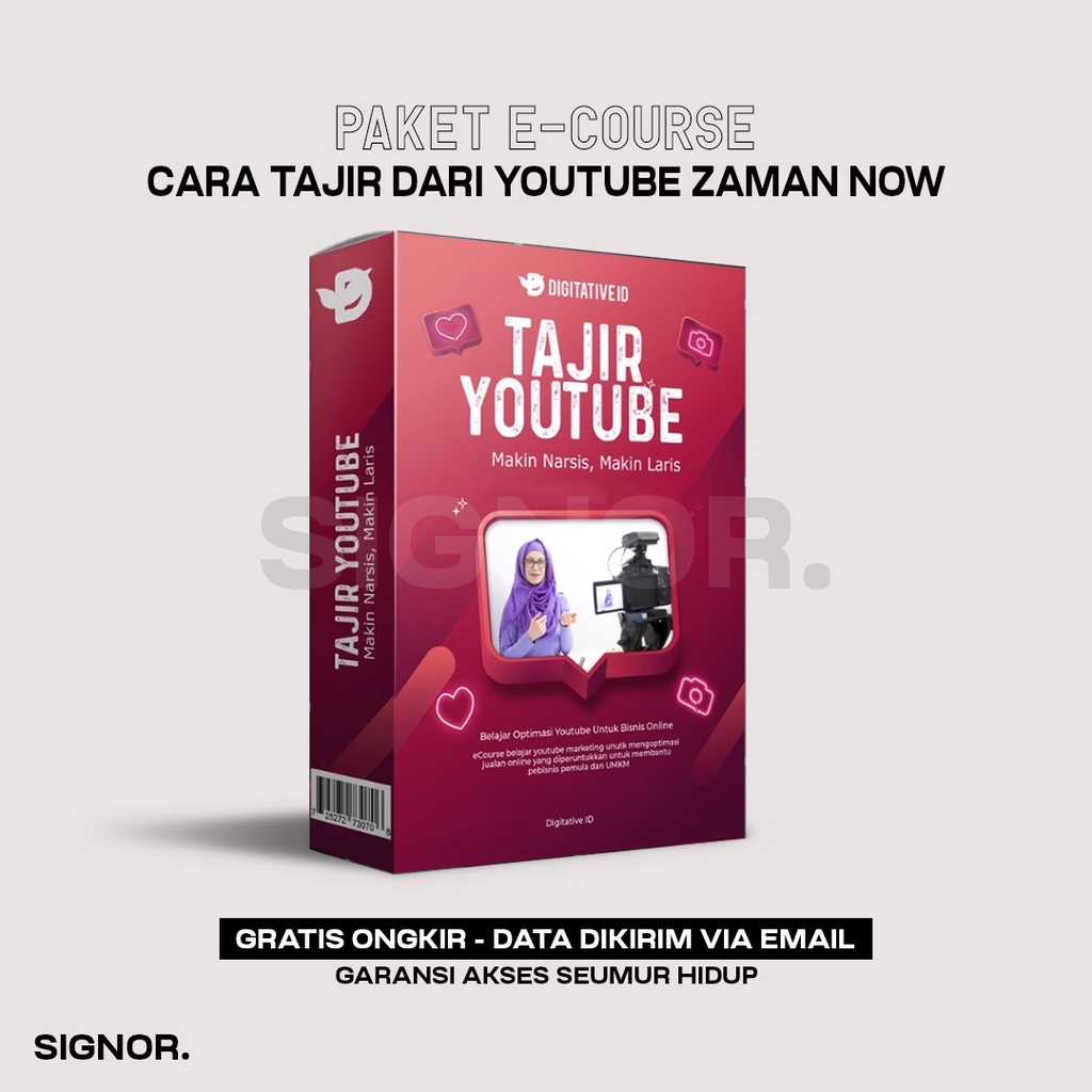 Jual [K300] Tajir YouTube - Panduan Lengkap Cara Tajir Di Youtube Zaman ...