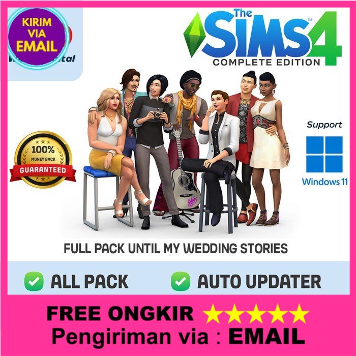 Jual The Sims 4 Complete Edition ALL DLC Version Lifetime | Shopee ...