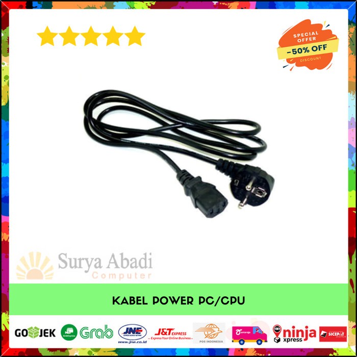 Jual KABEL POWER PC/CPU KOMPUTER MURAH STANDAR | Shopee Indonesia