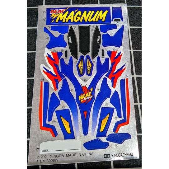 Jual Stiker Tamiya Beat Magnum | Shopee Indonesia