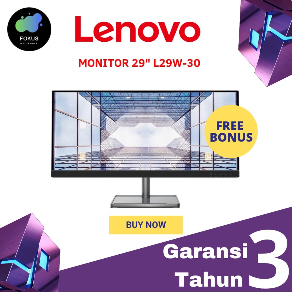 Jual Monitor LED Lenovo L29w-30 29" WFHD IPS HDMI DP 90Hz | Shopee ...
