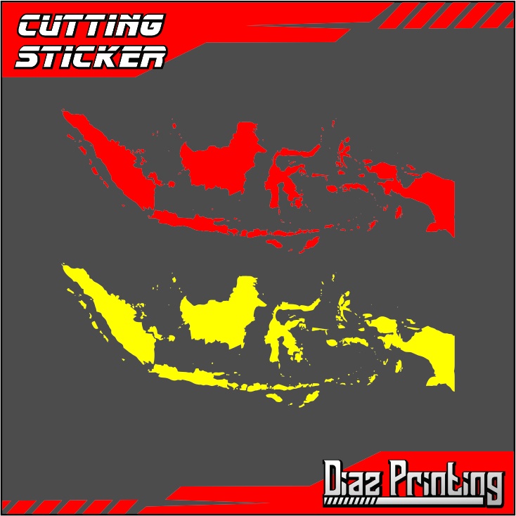 Jual Sticker peta indonesia Bagus murah | Shopee Indonesia