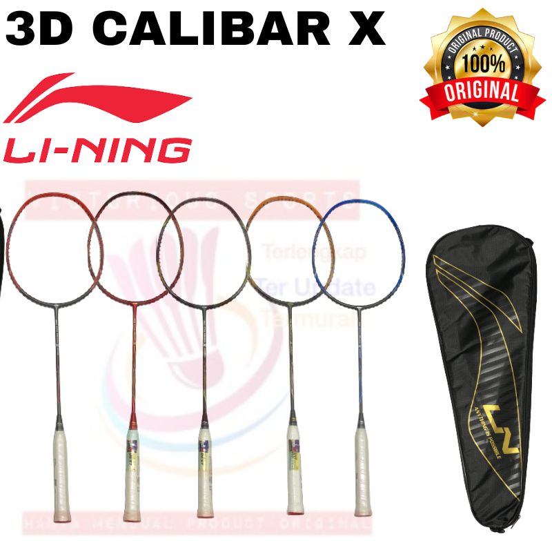 Jual RAKET BADMINTON LINING 3D CALIBAR X BOOST COMBAT DRIVE ORIGINAL ...