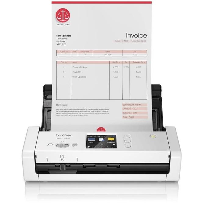 Jual Brother ADS-1700W 2sided Document Scanner + WiFi ADS1700W Mesin ...