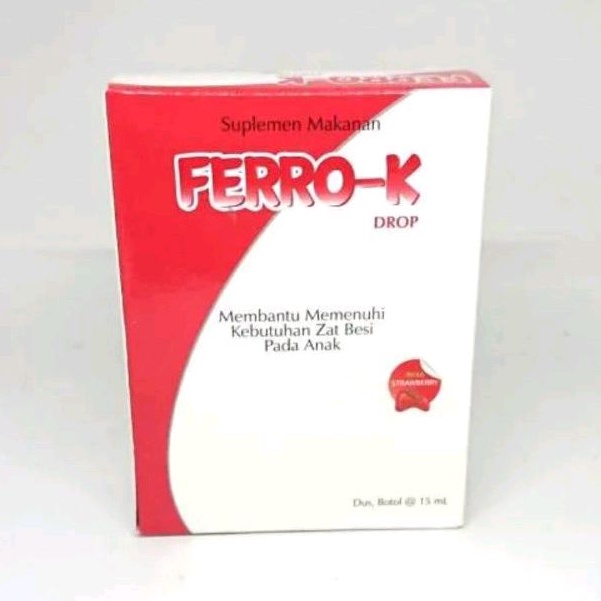 Jual Ferro K Drop 15ml Suplemen Anak | Shopee Indonesia