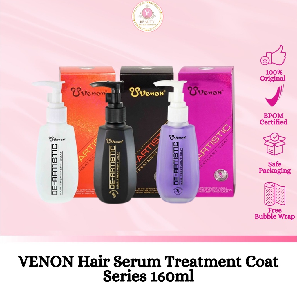 Jual YF BEAUTY VENON Hair Serum Treatment Coat Series 160ml - Vitamin ...