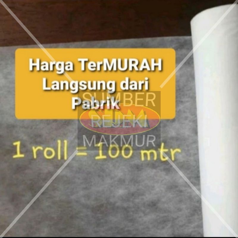 Jual Kain Matt Tissue Nodrop Membran Matt Tissu Meteran 20 gsm ...