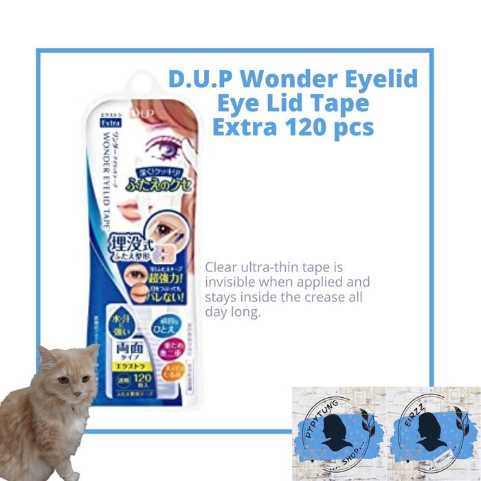 Jual Dup D.Up D.U.P Wonder Eyelid Eye Lid Tape Extra 120 Pcs | Shopee ...