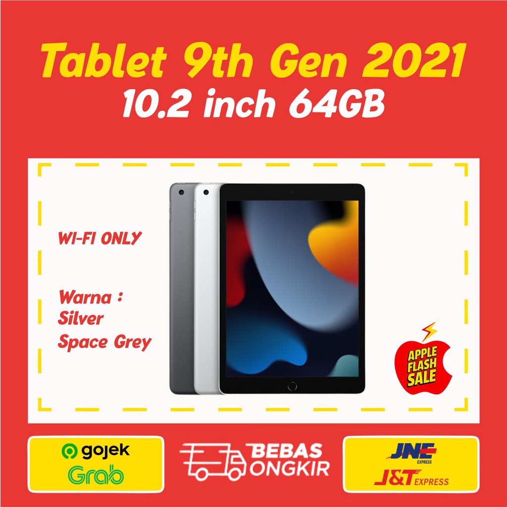 Jual ipd 9 / 9th Generation 9 2021 10.2 Inch 64GB 256GB | Shopee Indonesia